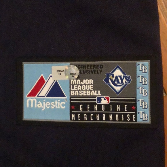 Majestic | Other | Signed Sam Fuld Rays Jersey | Poshmark